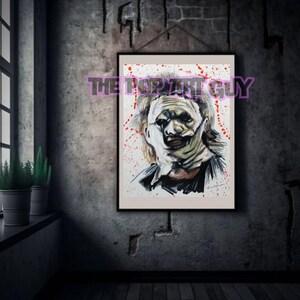 Art Print, Scary, Terror, Horror Art Print, Killer, Slasher Movie - Etsy UK