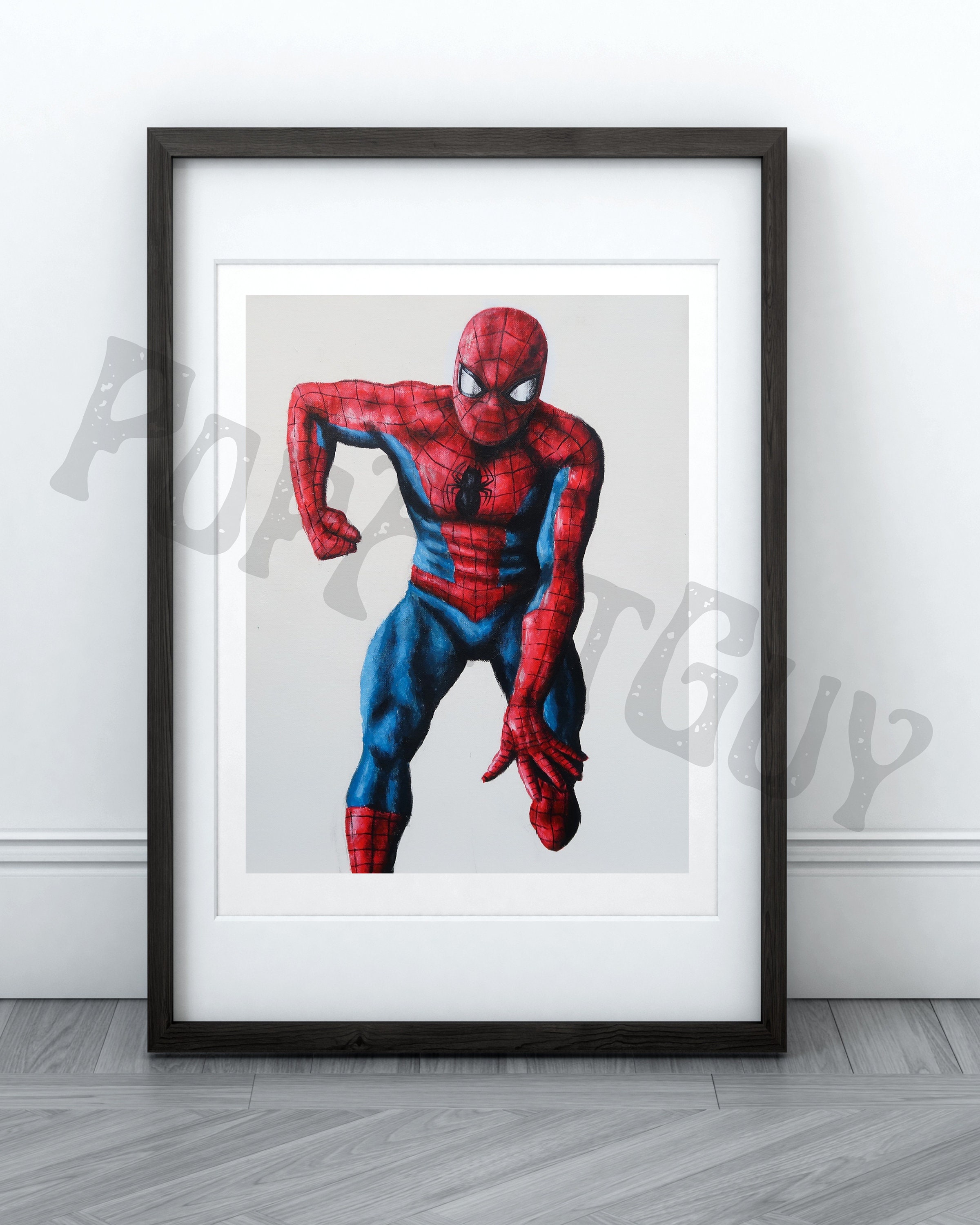 Spider-man Art Print Superhero Art Print Marvel Spider-man - Etsy