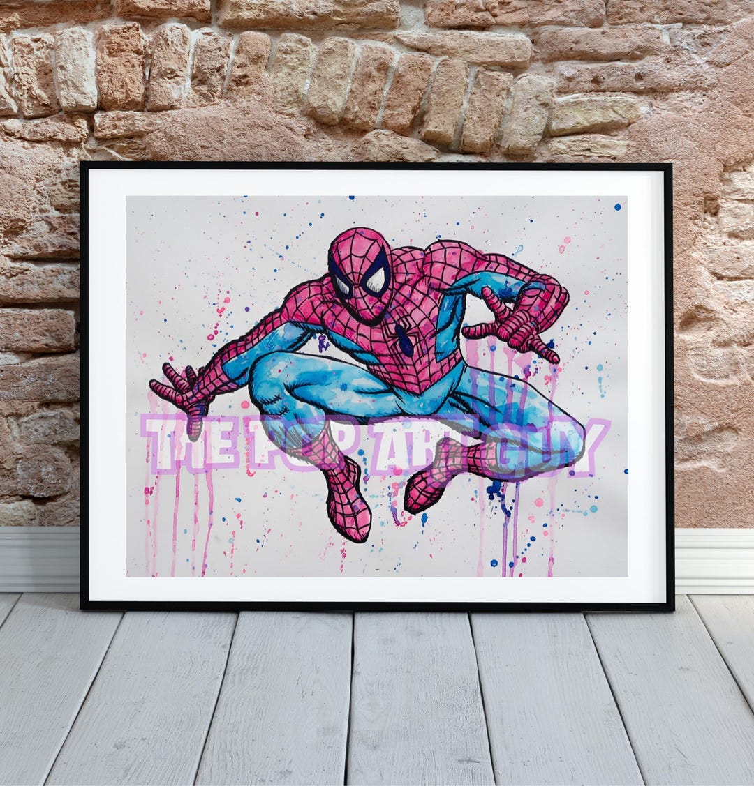 Spider-man Art Print, Superhero Art Print, Marvel Spider-man Art Print ...