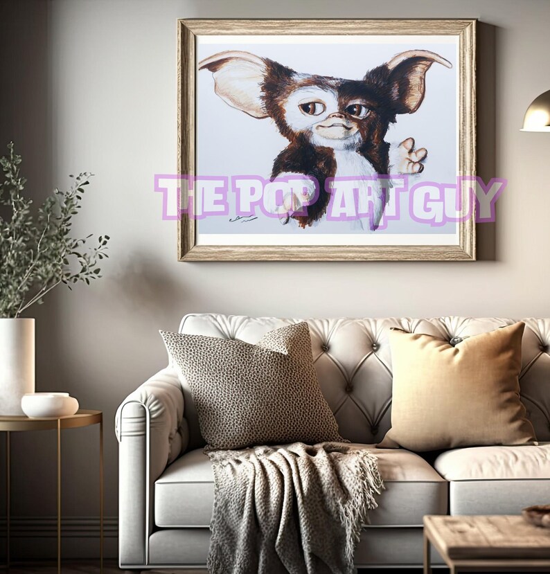 Gizmo Art Print, Pop Art, Pop Art Print, Gremlins Art, Iconic Movie Art ...