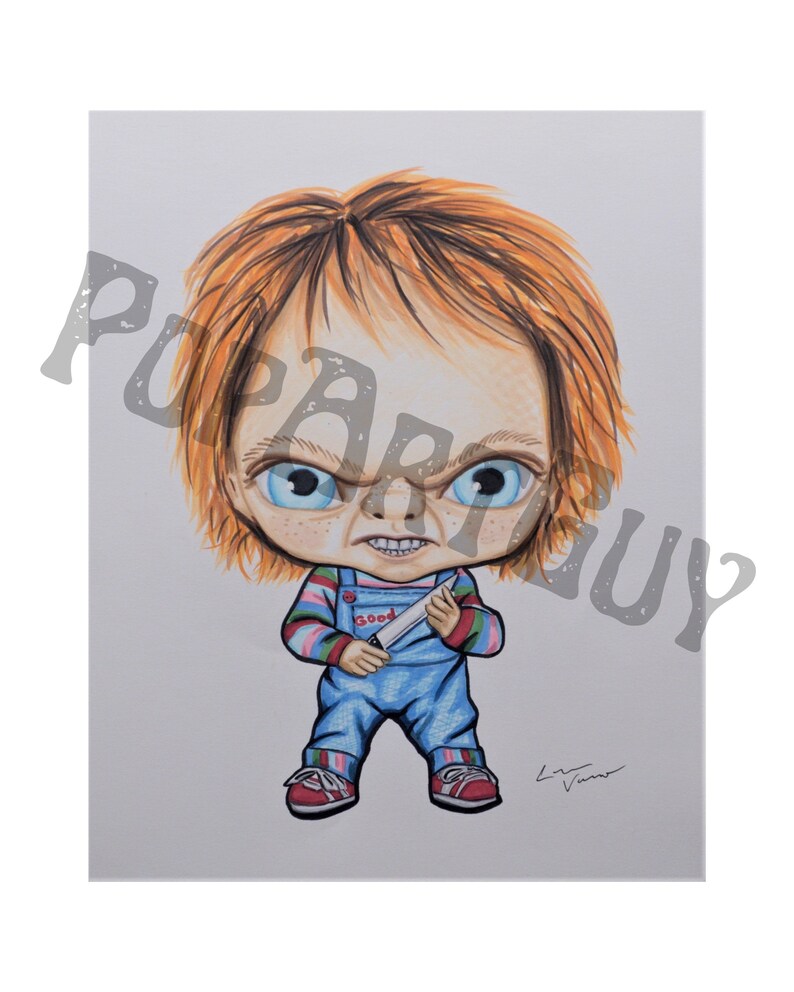 Chucky Art Print, Childs Play Art, Chucky Doll Art - Etsy