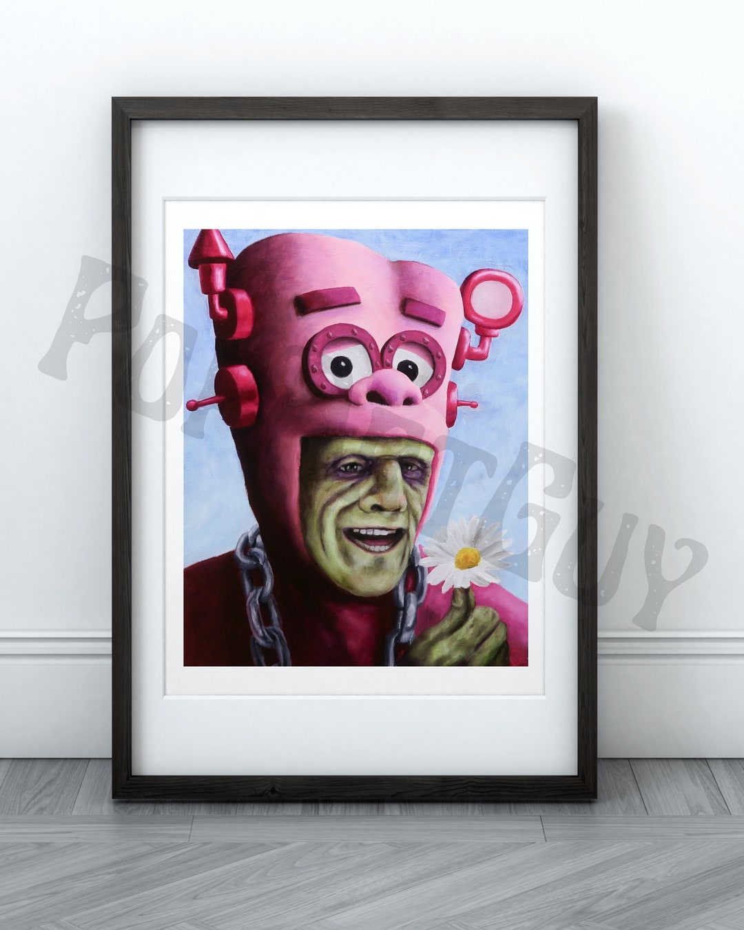 Frankenberry Art Print, Frankenstein Art Print, Universal Monster Art ...