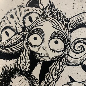 Tim Burton Iconic Characters Fan Art, Movie Art, Iconic Movies, Prints ...