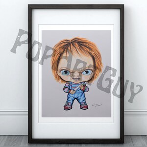 Chucky Art Print, Childs Play Art, Chucky Doll Art - Etsy
