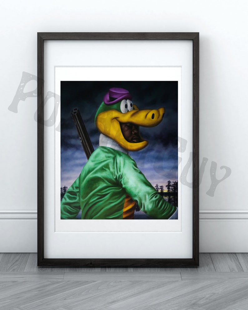 Wally Gator Wall Art, Art Print of Original Artwork, Hanna Barbera ...