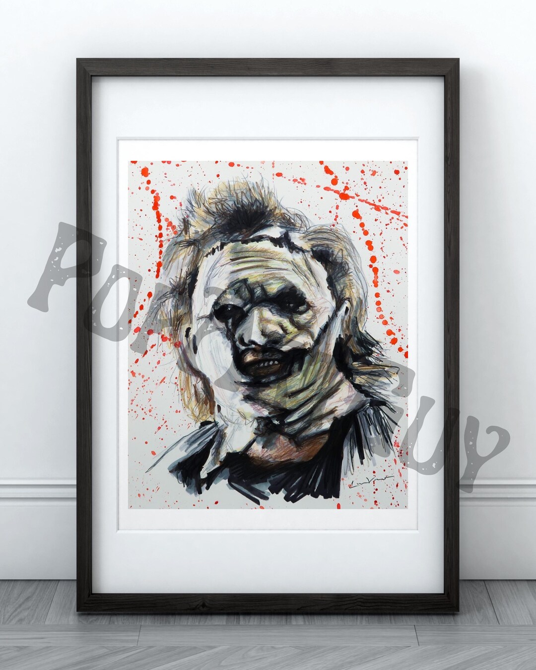 Art Print, Scary, Terror, Horror Art Print, Killer, Slasher Movie - Etsy