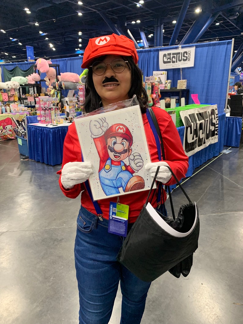 Super Mario Art Print , Super Mario , Super Mario Brothers Art ...