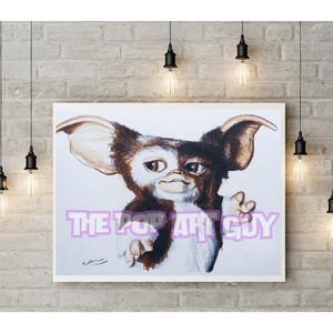 Gizmo Art Print, Pop Art, Pop Art Print, Gremlins Art, Iconic Movie Art ...