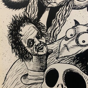 Tim Burton Iconic Characters Fan Art, Movie Art, Iconic Movies, Prints ...