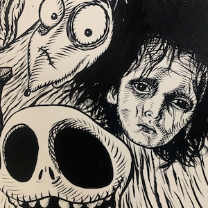 Tim Burton Iconic Characters Fan Art, Movie Art, Iconic Movies, Prints ...