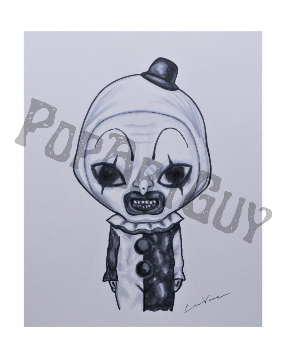 Terrifier Art Print Terrifier Clown Art Art the Clown Print - Etsy