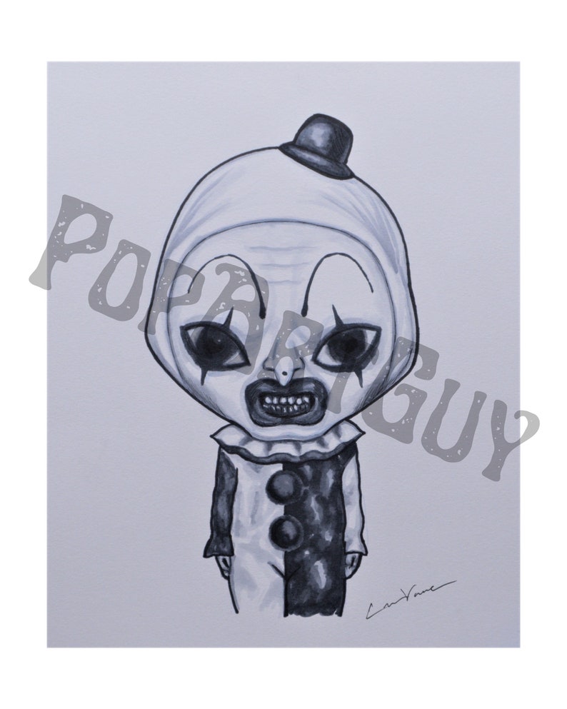 Terrifier Art Print Terrifier Clown Art Art the Clown Print - Etsy