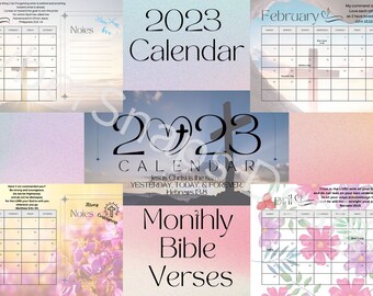 Bible 2023 Calendar - Etsy