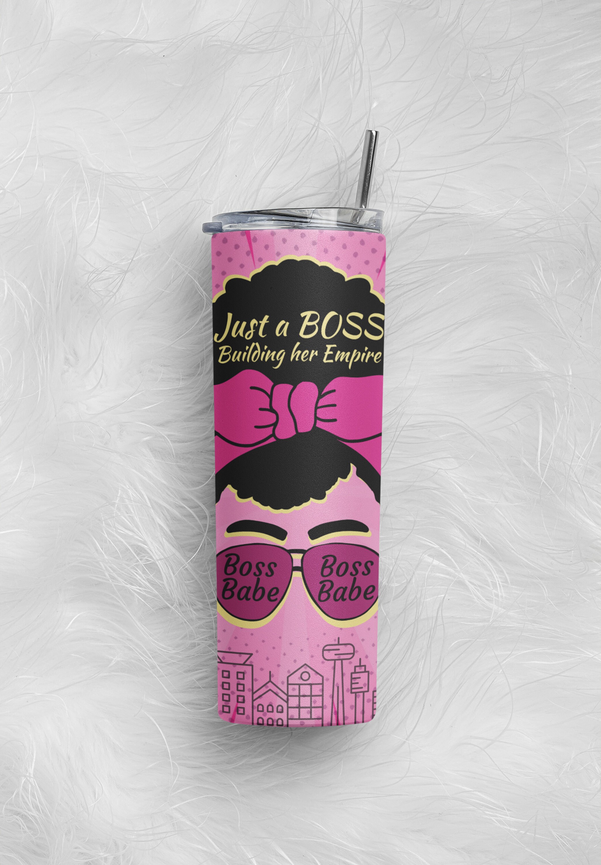 Pink Boss Babe Png | Just a Boss Building Her Empire Png | Retro Girl ...