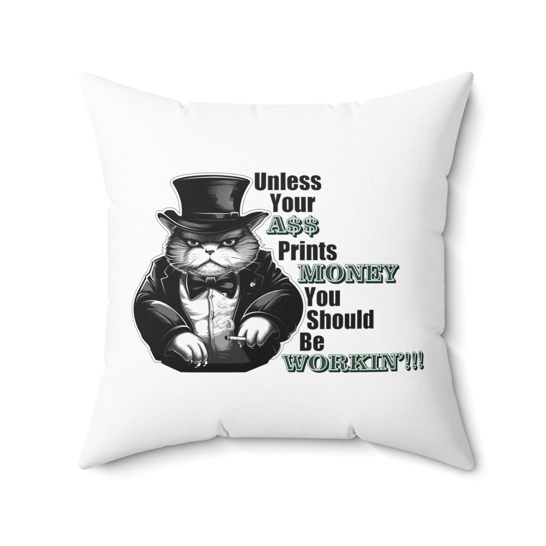 Fat Cat Bosses Gonna Do Fat Cat Boss Things Throw Pillow - Etsy