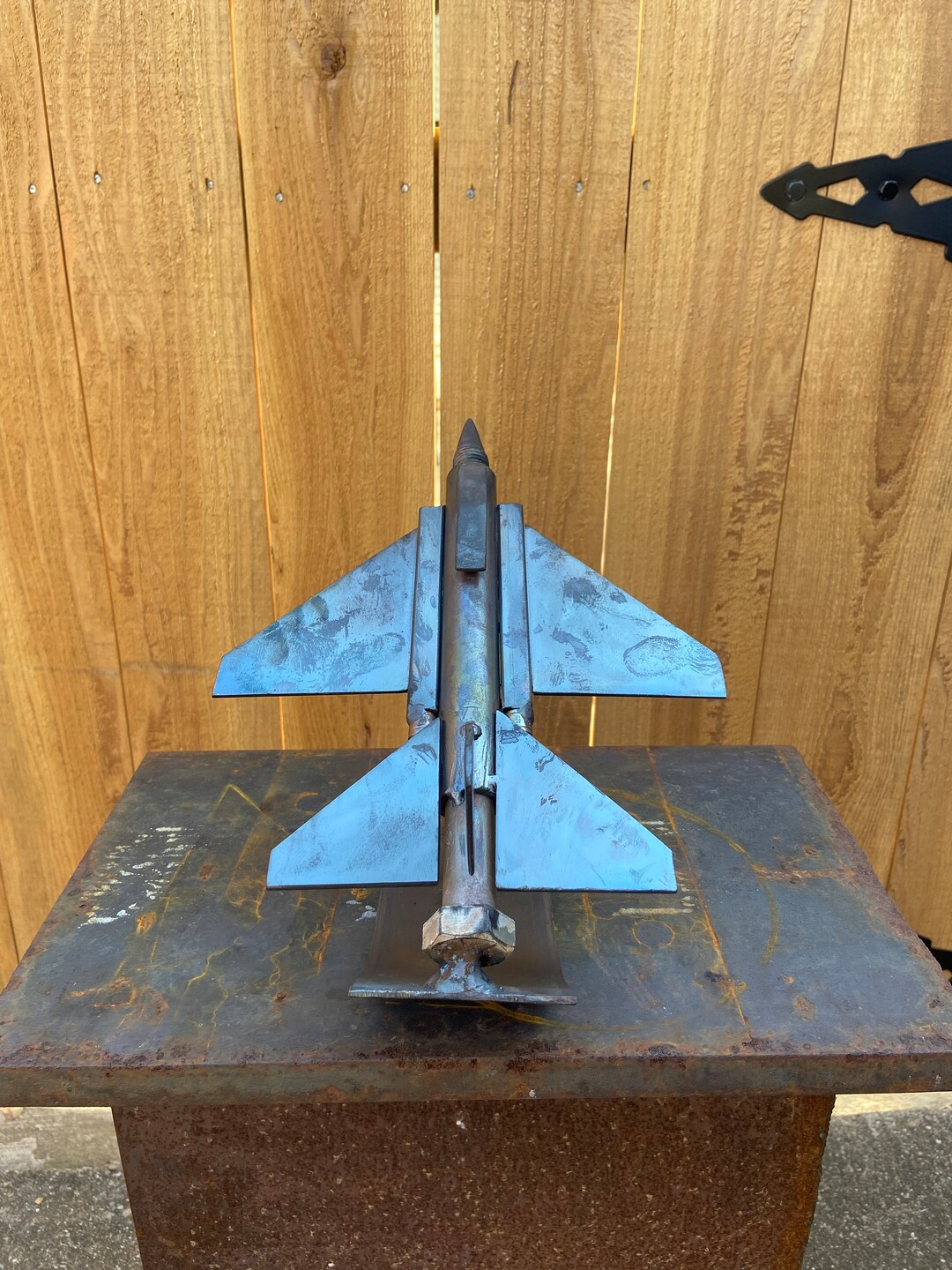 Fighter Jet, Metal, Metal Art, Unfinished Art, Plane, Steel, Weldin - Etsy