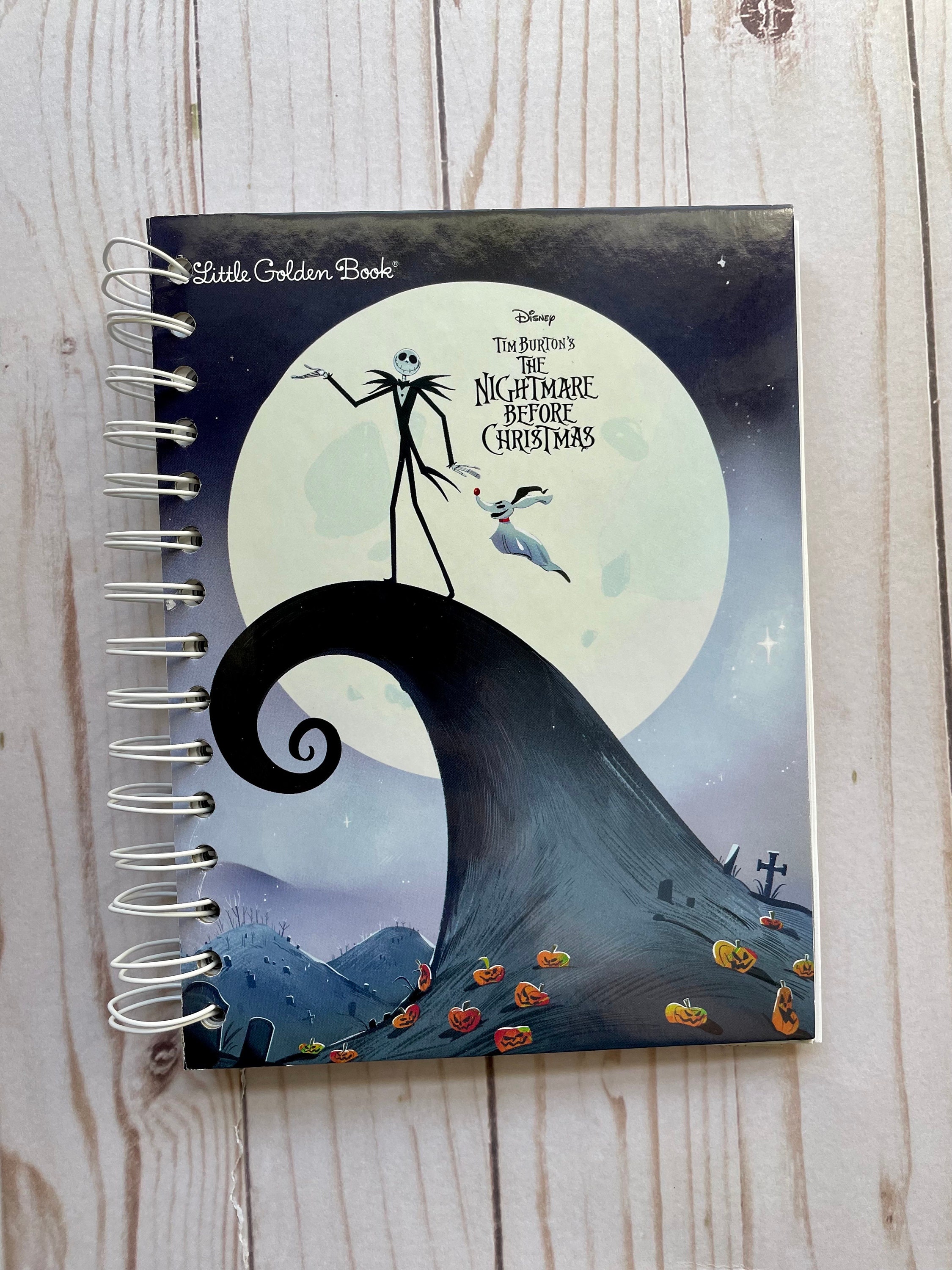 Little Golden Book Journal | the Nightmare Before Christmas | the ...