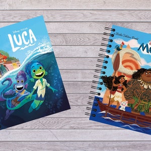 Little Golden Book Journal | Moana | Luca - Etsy