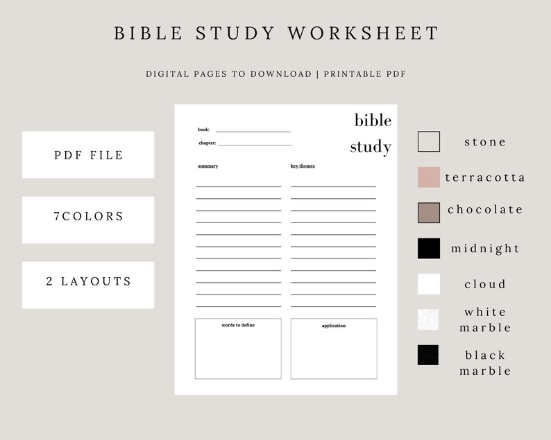 Bible Study Printable, Bible Chapter Summary, Bible Journaling, Bible ...