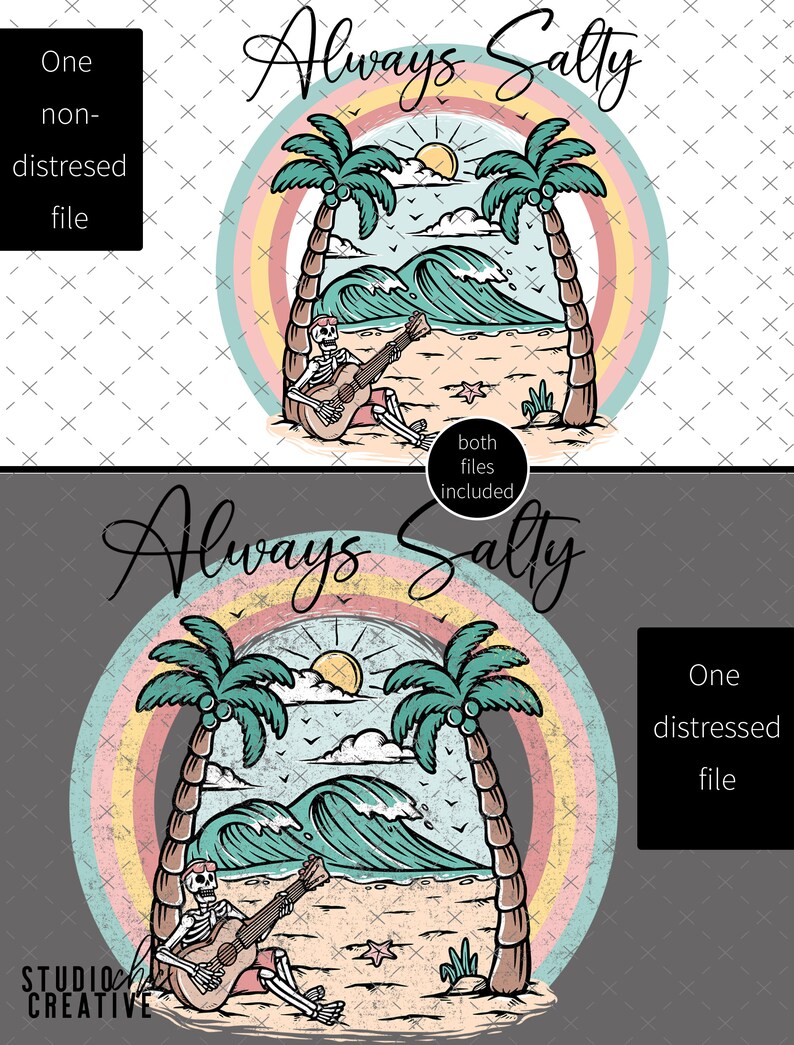 Always Salty Sublimation, Salty Beach PNG, Summer Shirt PNG, Skeleton ...