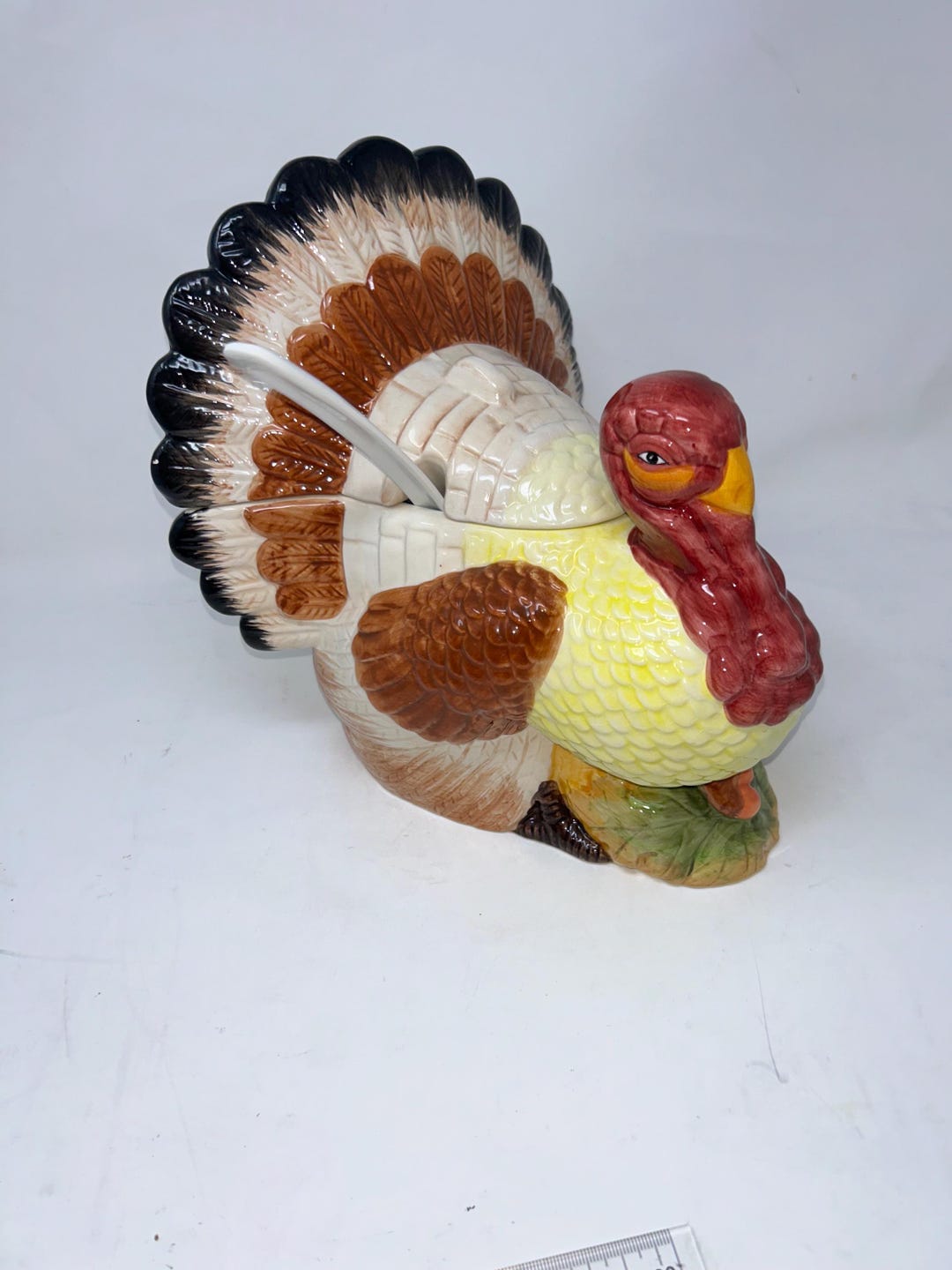 WCL Ceramic Lidded Turkey Soup Tureen, Excellent Condition - Etsy