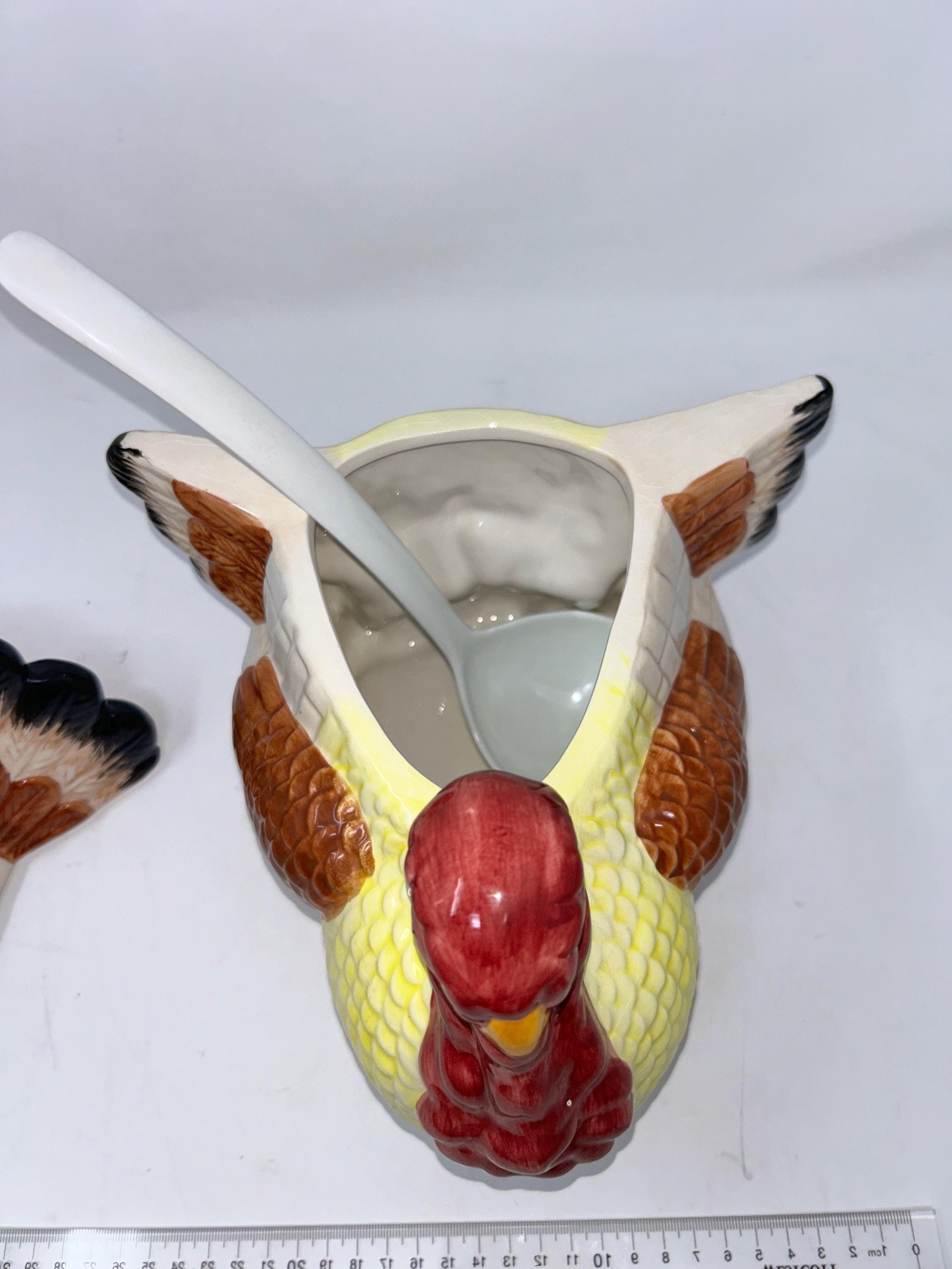 WCL Ceramic Lidded Turkey Soup Tureen, Excellent Condition - Etsy