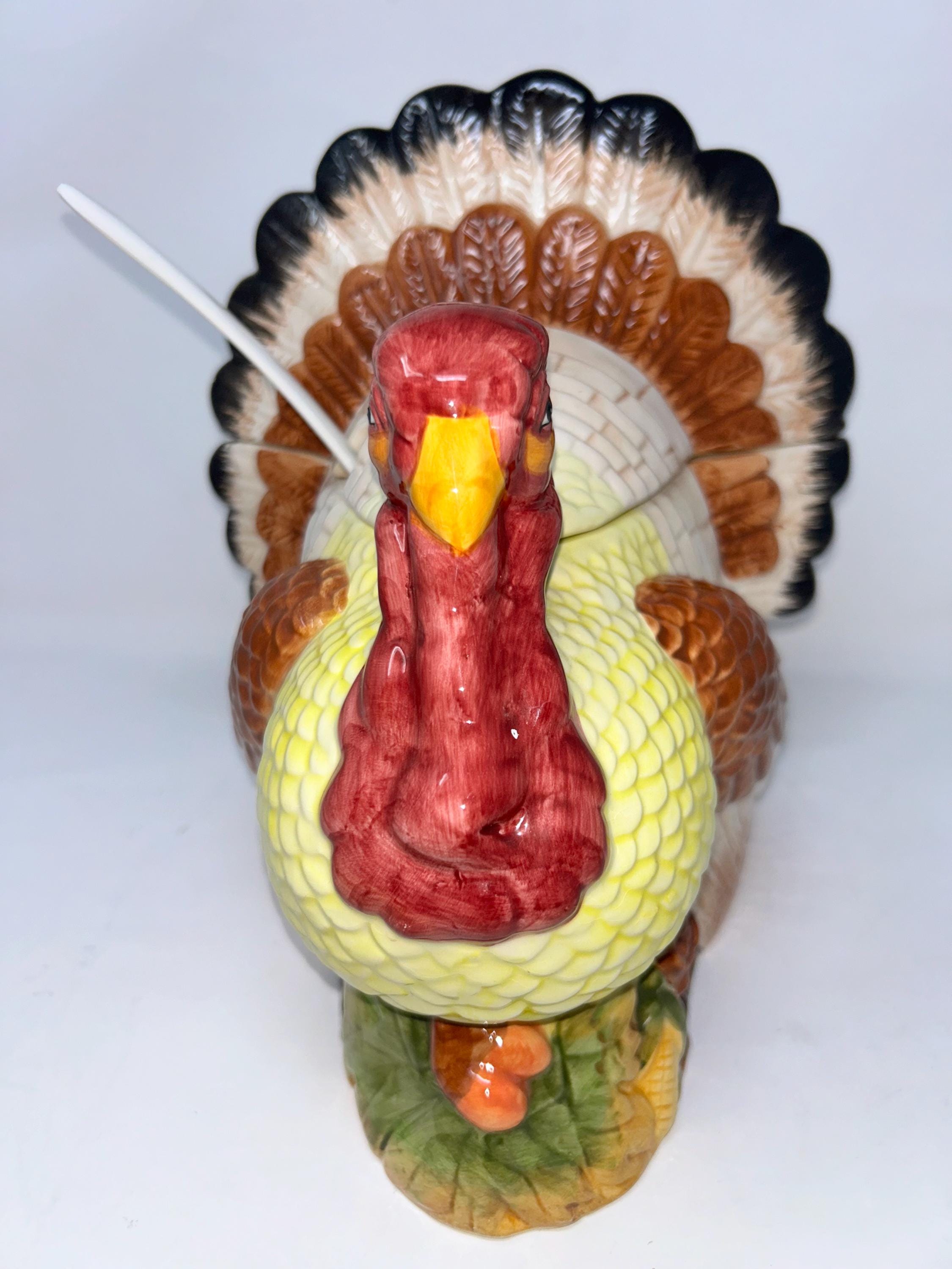 WCL Ceramic Lidded Turkey Soup Tureen, Excellent Condition - Etsy