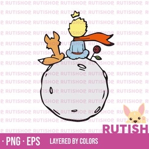 Principito, Principe, Layered, Svg, Eps, Png, Cricut, Silhouette Cut ...