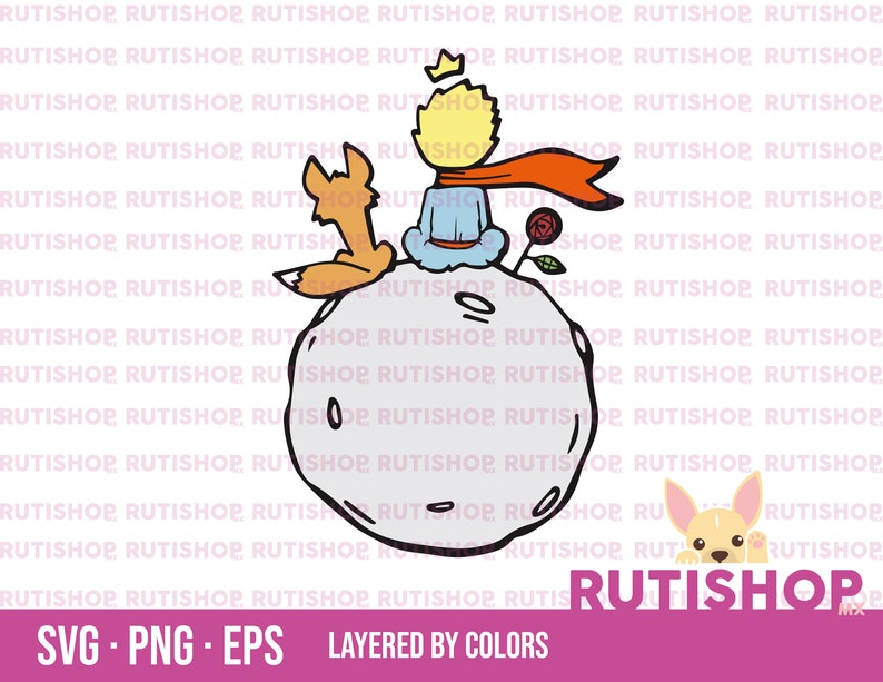 Principito, Principe, Layered, Svg, Eps, Png, Cricut, Silhouette Cut ...