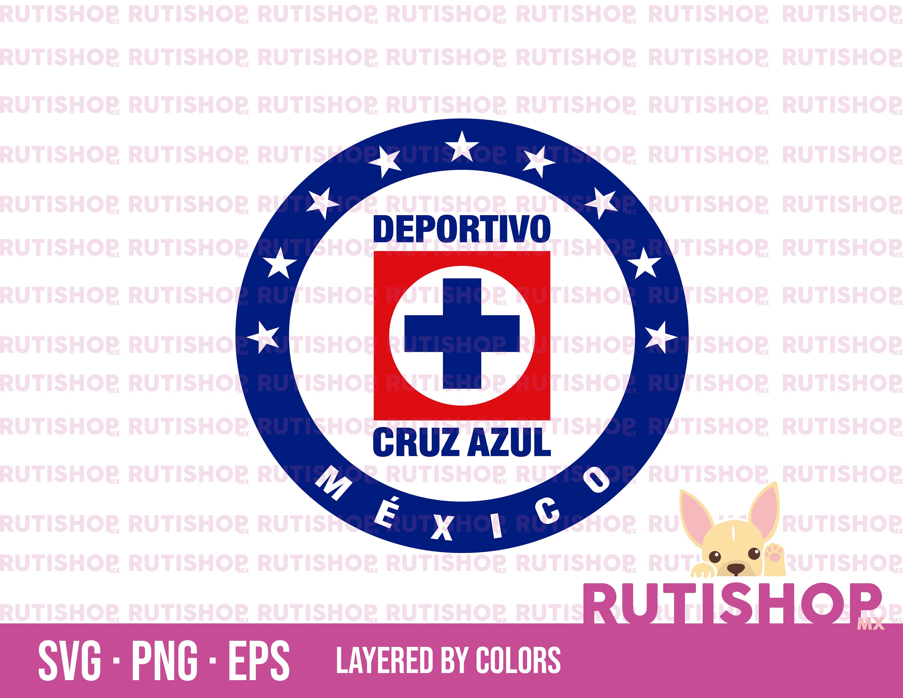 Blue Cross, Layered, Svg, Eps, Png, Cricut, Silhouette Cut File - Etsy