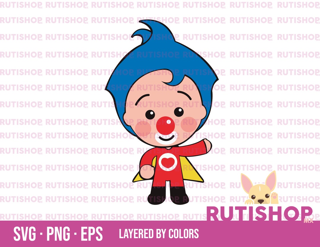PAYASO, PLIMPLIM, Layered, Svg, Eps, Png, Cricut, Silhouette Cut File ...
