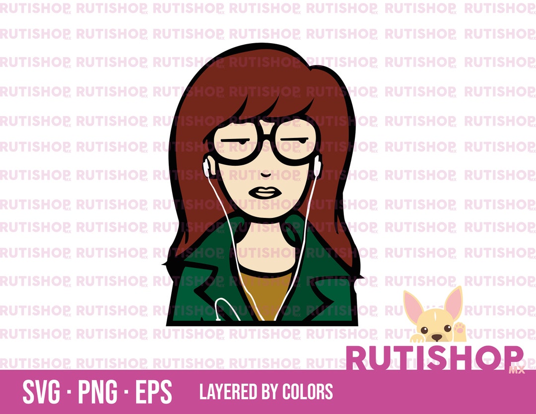 Daria, Layered, Svg, Eps, Png, Cricut, Silhouette Cut File - Etsy