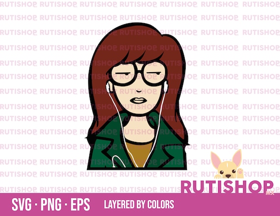 Daria Layered Svg Eps Png Cricut Silhouette Cut File - Etsy