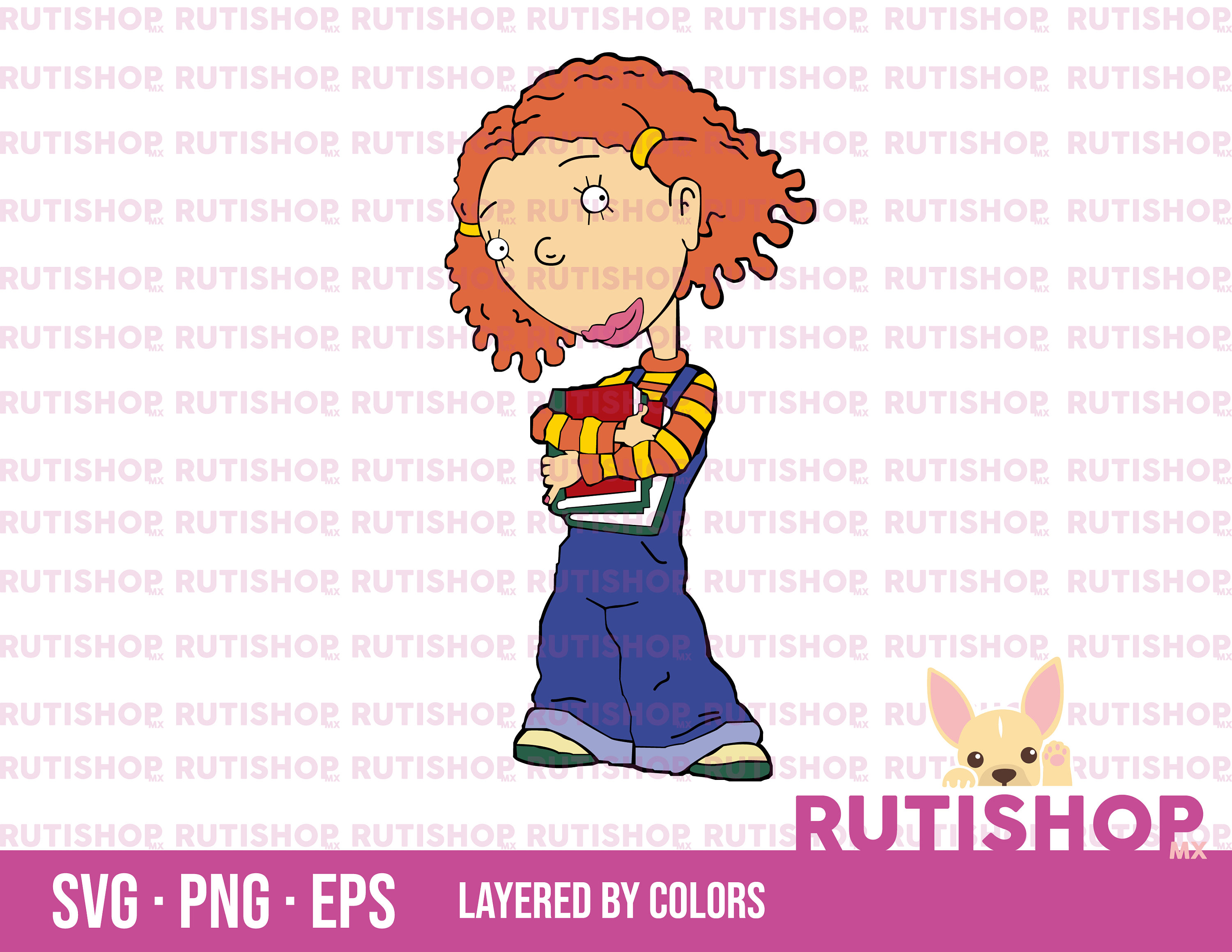 Ginger, Layered, Svg, Eps, Png, Cricut, Silhouette Cut File - Etsy