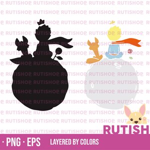 Principito, Principe, Layered, Svg, Eps, Png, Cricut, Silhouette Cut ...
