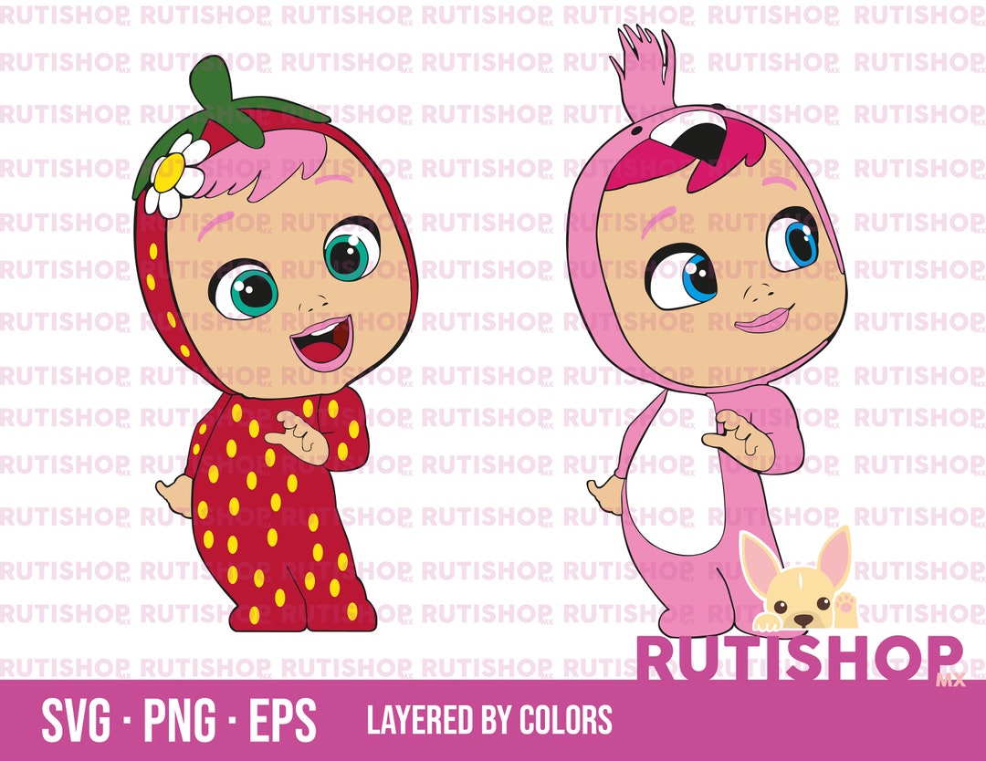 Cry Babies, Cry Babies, SVG, PNG, EPS, Layered, Layered, Silhouette Cut ...