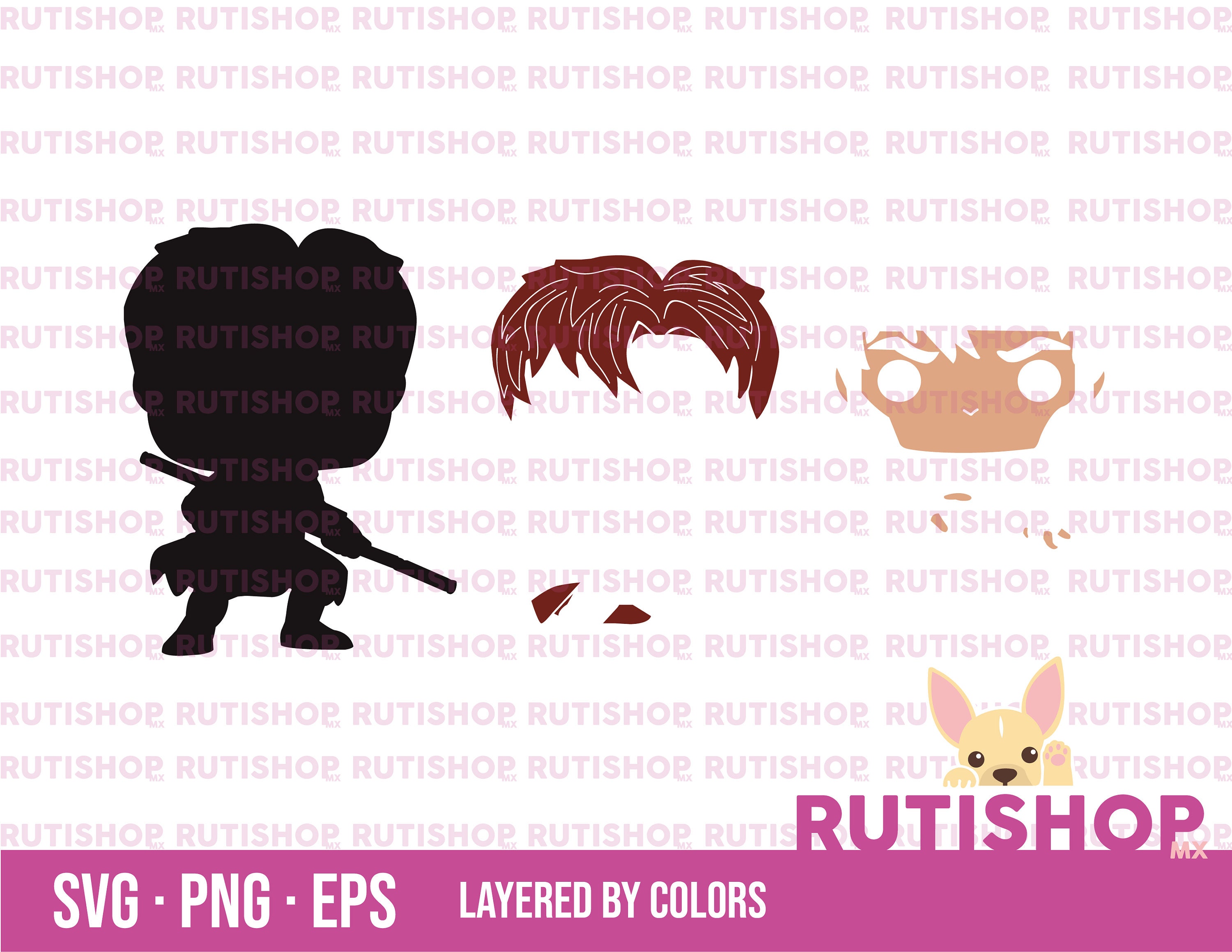 Gambit, Layered, Svg, Eps, Png, Cricut, Silhouette Cut File - Etsy