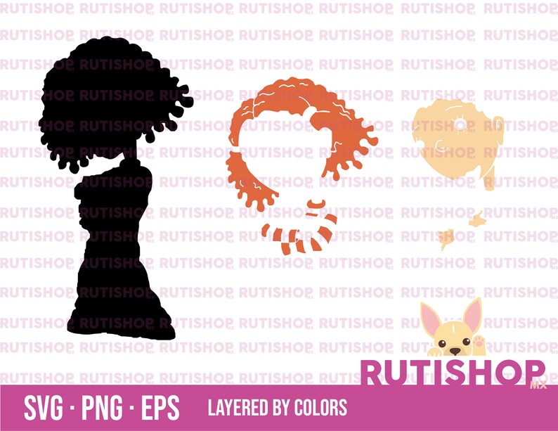 Ginger, Layered, Svg, Eps, Png, Cricut, Silhouette Cut File - Etsy