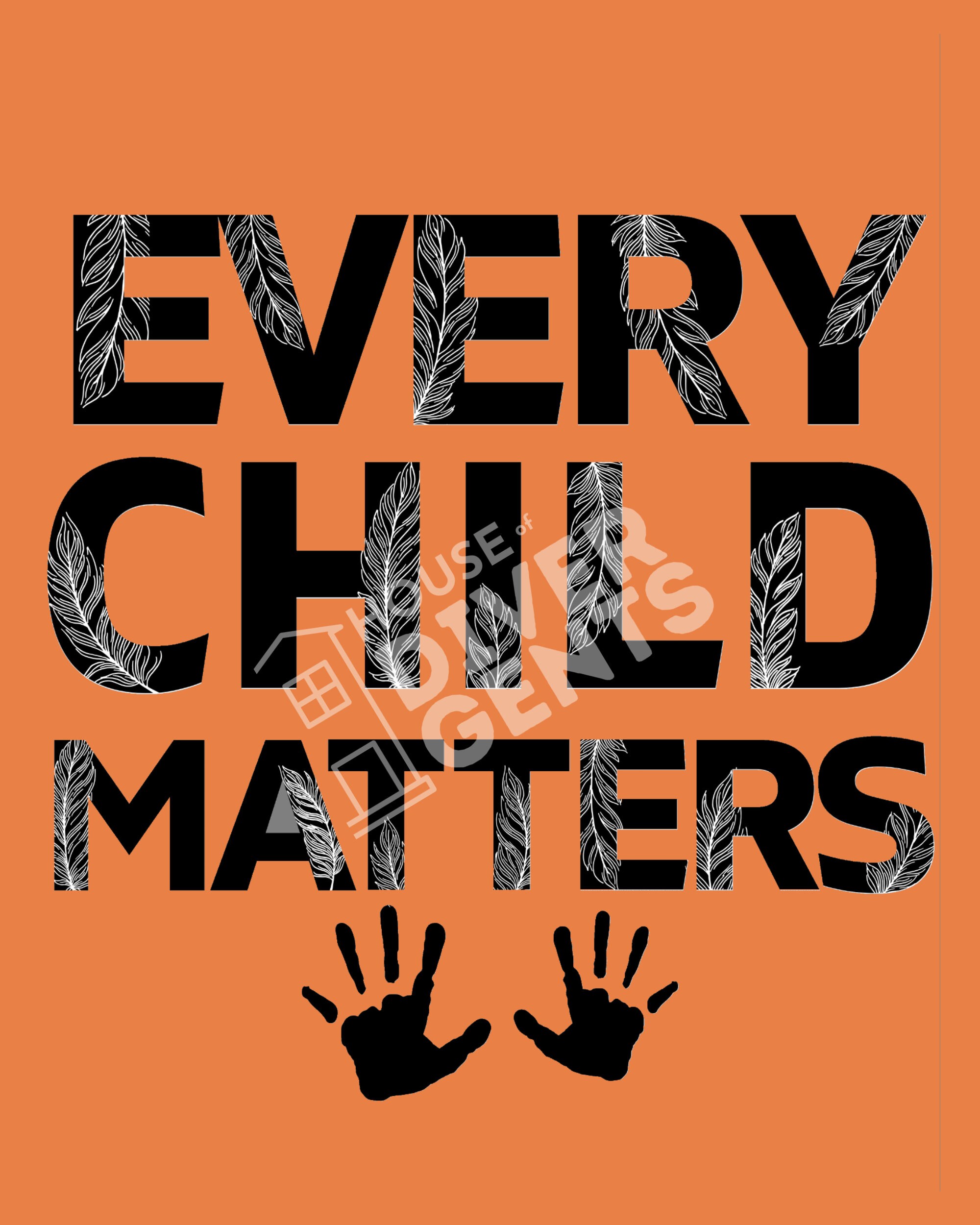 Adult/unisex Orange Shirt Day, Indigenous Design, Profit Donated, Every ...