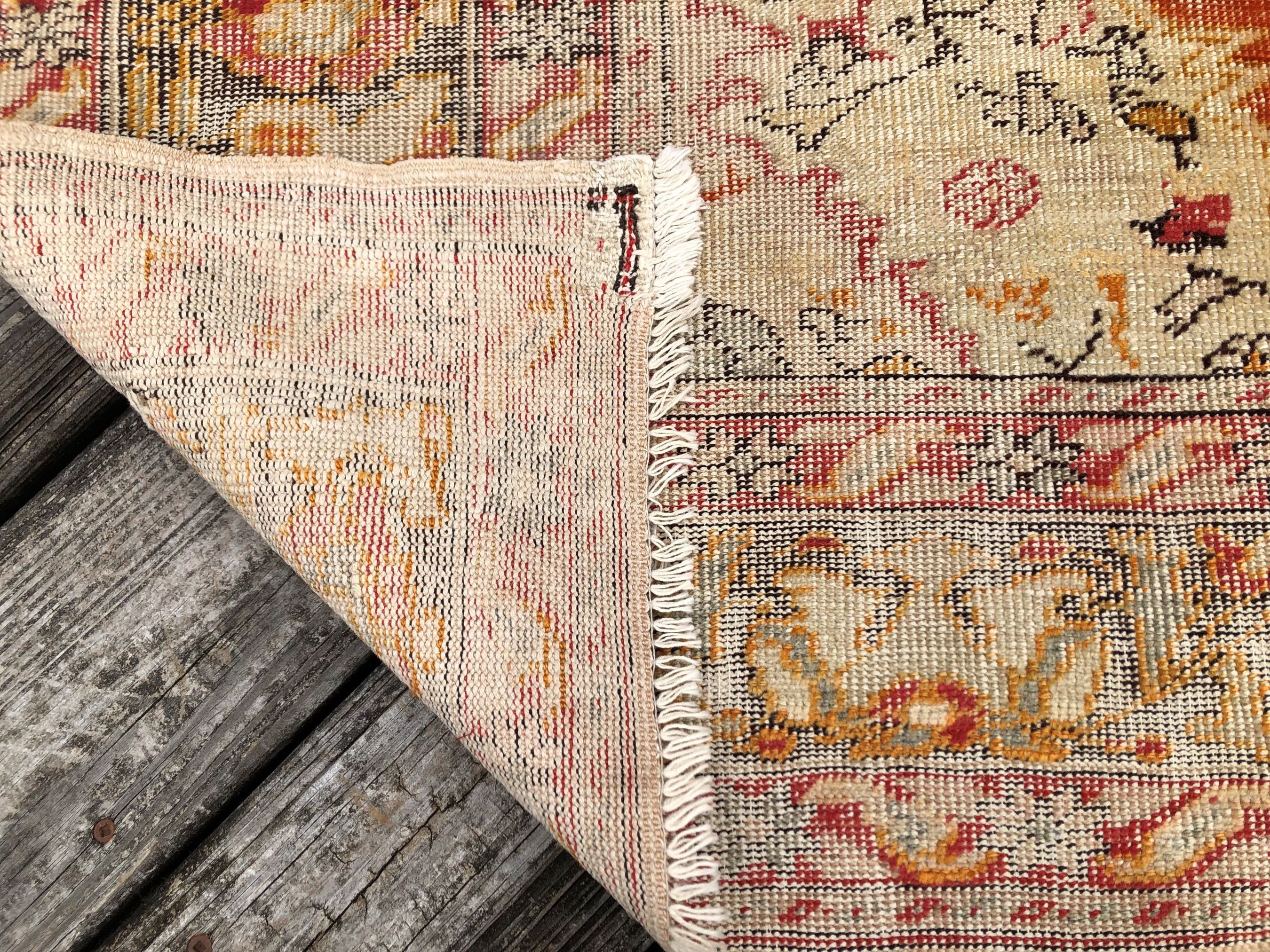 Antique Tabriz Rug | Distressed Persian Rug | Antique Oriental Rug With ...