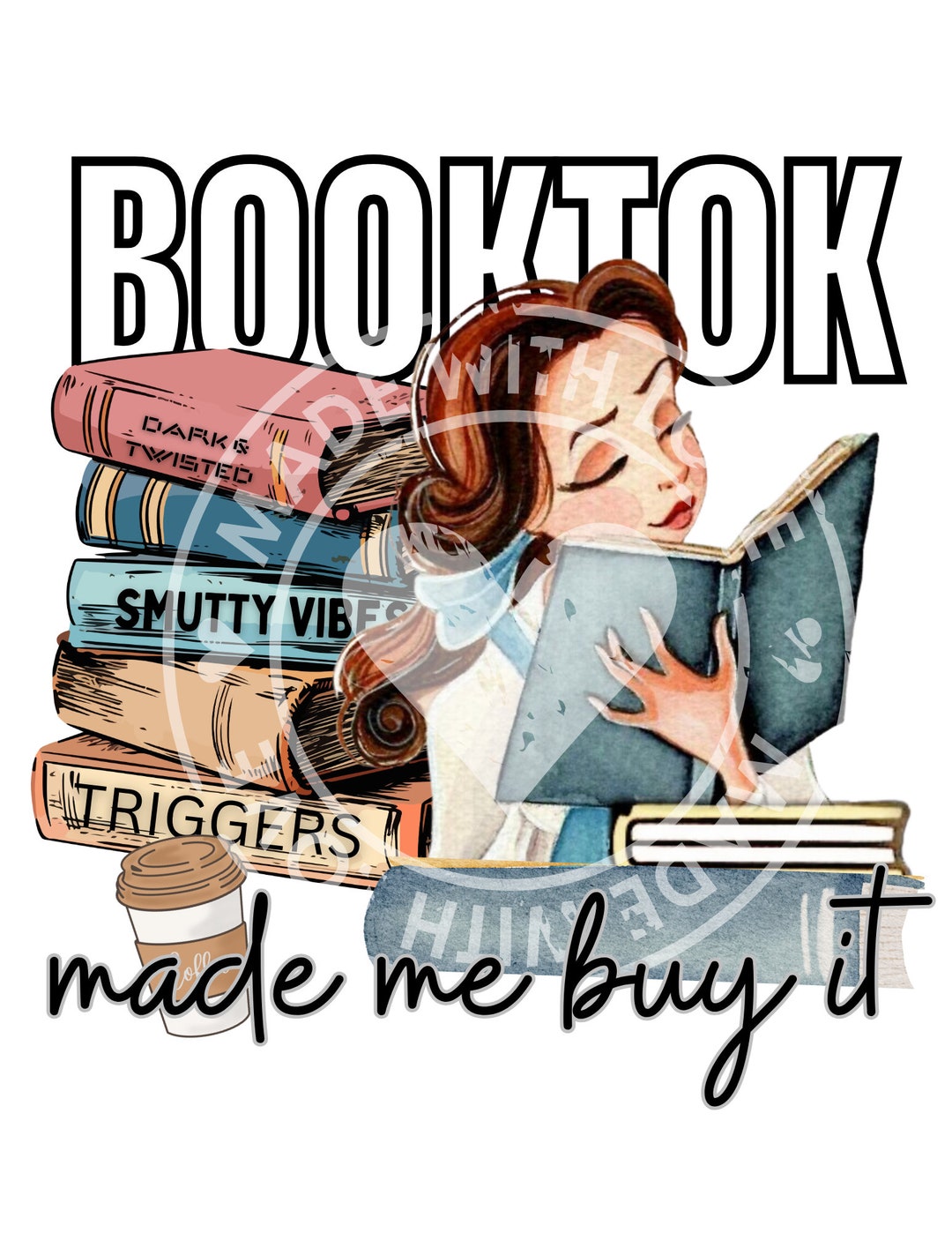 Booktok Made Me Buy It. Booktok PDF. Booktok Stickers. Dark Romance ...