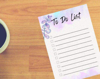Printable to Do List, Planner, Productivity, Blank to Do List, to Do ...