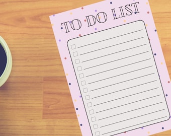Printable to Do List, Planner, Productivity, Blank to Do List, to Do ...