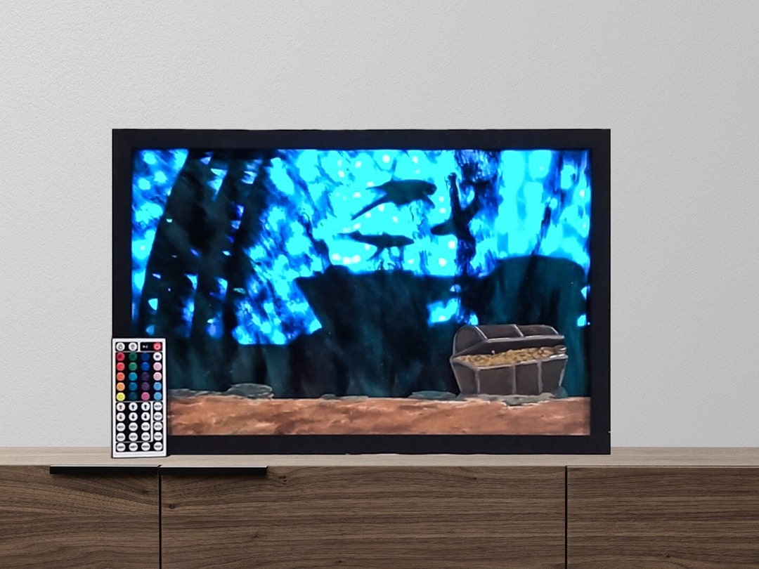 Ocean Shipwreck 3D Lightbox LED | Treasure Chest Light Box | LED 3D ...