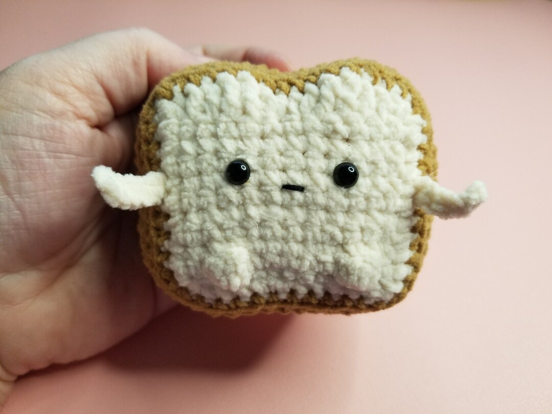 Crochet Loafie the Bread Loaf Buddy Kawaii Food Handmade Amigurumi ...
