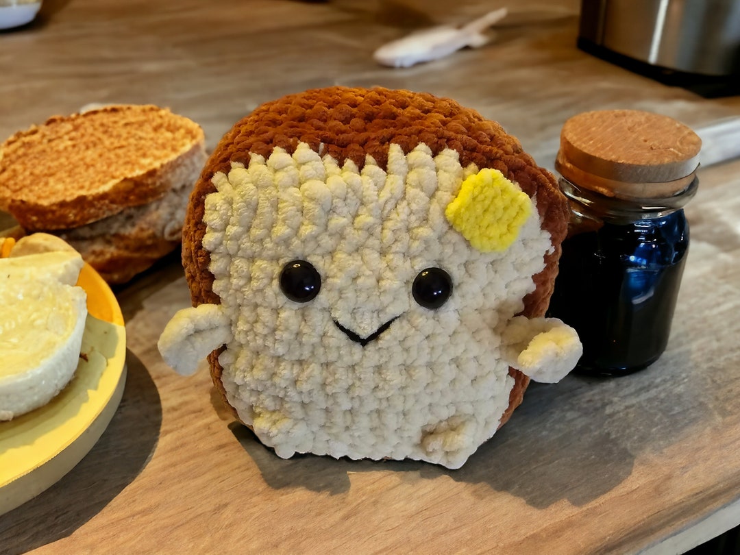 Jumbo Crochet Loafie the Bread Loaf Plushie Kawaii Food Handmade ...