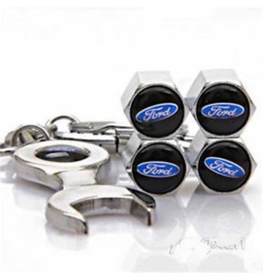 Valve Caps for Ford Car Logo Valve Caps Dust Caps Car Vehicle Styling ...