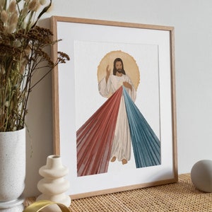 Divine Mercy Print Digital Download Divine Mercy Image, Jesus I Trust ...