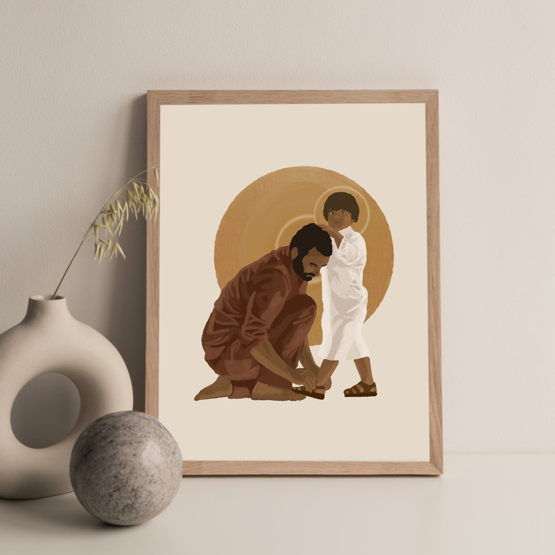 St. Joseph Model of Humility DIGITAL PRINT - Etsy