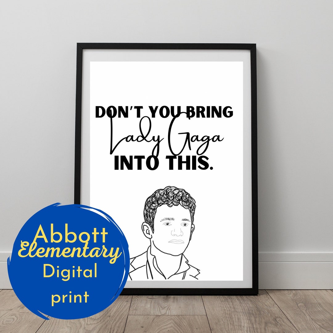 Digital Download Abbott Elementary Print - Etsy